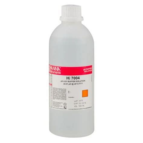 Eutech Buffer Solutions Grade Standard Analytical Grade Packaging