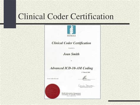 Ppt Clinical Coder Certification Powerpoint Presentation Free Download Id 6807755