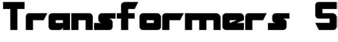 Transformers Solid Font