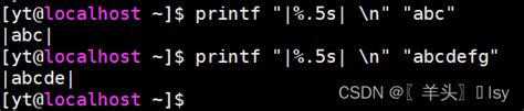 linux命令 printf and 格式化输出信息 linux printf csdn博客