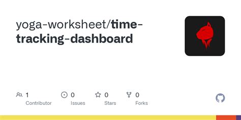 GitHub Yoga Worksheet Time Tracking Dashboard