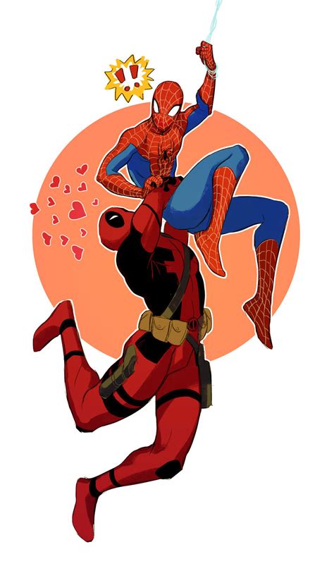 Spideypool By Vythefirst On Deviantart
