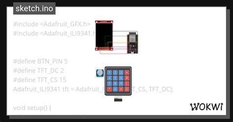 Basic Ili Display Wokwi ESP STM Arduino Simulator