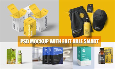 Create a new psd mockup template with smart objects layers by Designmaster745 | Fiverr