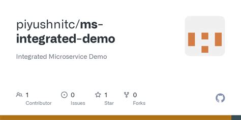 Github Piyushnitcms Integrated Demo Integrated Microservice Demo