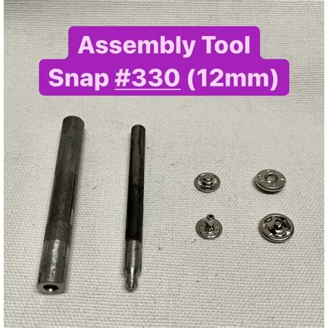 Fastening Assembly Tool For Snap Button 330 12mm 1 Pc Shopee
