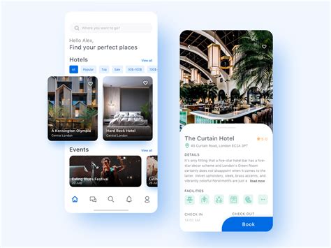 Flutter Android And Ios Hotel Booking Ui Template Codemarket