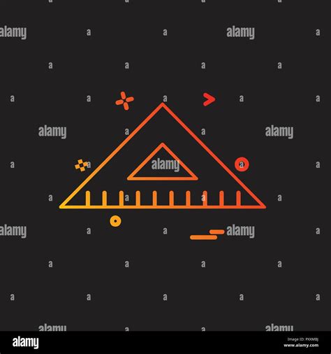 Geometry Scale Icon Design Vector Stock Vector Image And Art Alamy