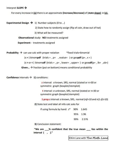 Ap Statistics Cheat Sheet Ap Statistics Statistics Cheat Sheet How To Memorize Things