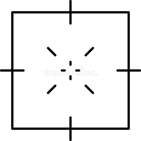 Crosshair Gun Sight Vector Icons Set Bullseye Target Or Aim Symbol