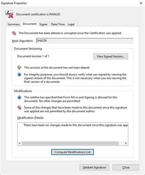 Java Itext Pdf Integrity Check Stack Overflow