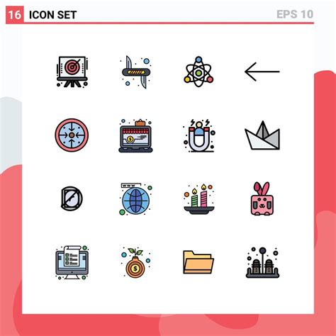 16 Creative Icons Modern Signs And Symbols Of Operation Goals Safety Stages Arrow Editable