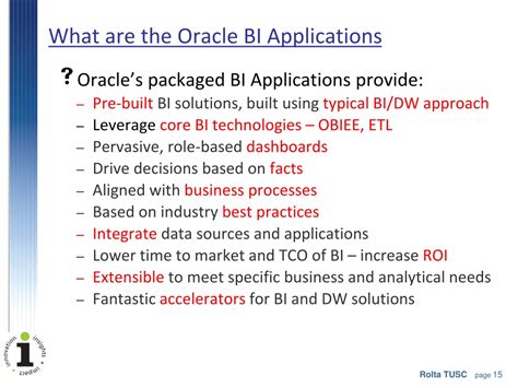 Ppt Accelerate Your Bi Solutions With Oracles Bi Applications Powerpoint Presentation Id