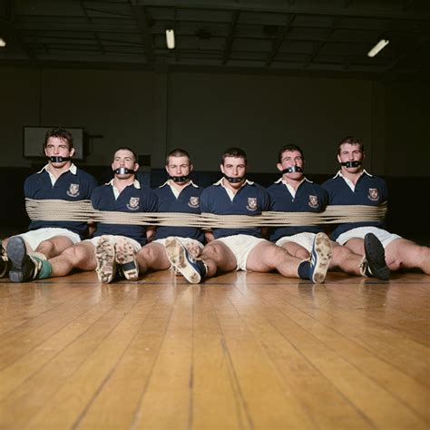 Six Bound And Gagged Jocks Tied Up In A Gym Ai Generated Image Cybertied On Tumblr