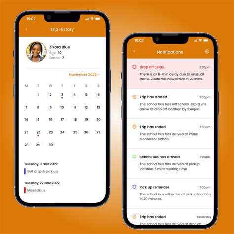 UI Design Babe Bus Tracking App Behance