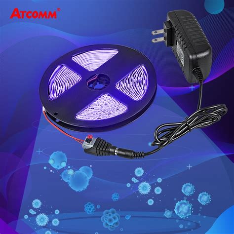 5 Meter 12v Uvc Led Strip Light 300 Leds Uvc Lamp Vicedeal