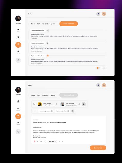 Feedback Email Page Design On Behance Feedback Email Page Design On Behance