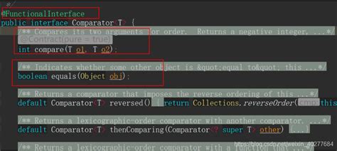 Lambda表达式——函数式接口comparatorcomparator Lama Csdn博客
