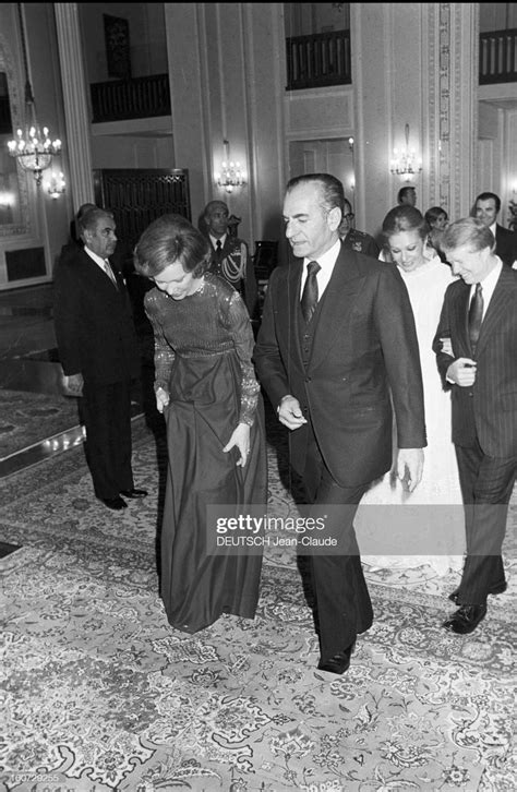 بالاترین جیمی کارتر و همسرش میهمان خانواده‌ی سلطنتی در کاخ نیاوران در