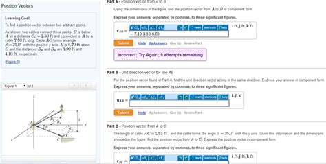 Solved To Find A Position Vector Between Two Arbitrary