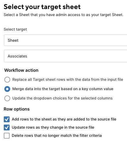 Data Shuttle Input Expressions To Build Keys Smartsheet Community