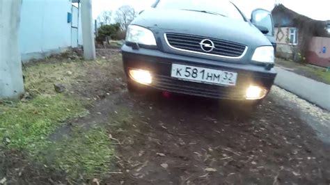 Ремонт и установка противотуманок на OPEL ZAFIRA А - YouTube