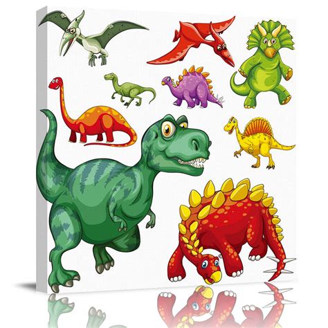 Lindos Dinosaurios De Dibujos Animados Lindos Dinosaurios Dibujos