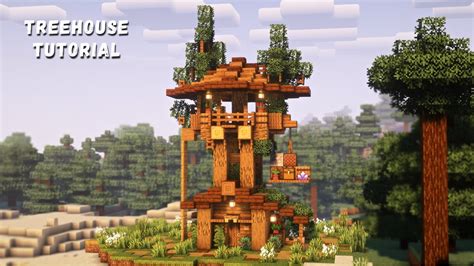 You Can Build This Amazing Treehouse In Your Minecraft World Easy Survival Tutorial YouTube