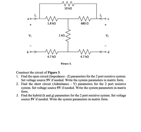 Solved Two Port Parameters Can Be Derived From The Following Chegg