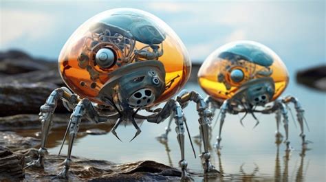 Premium Ai Image Biomimetic Robots Advanced Technology Innovative Engineering Nature Inspired