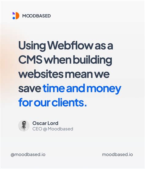Moodbased On Linkedin Webflow Webdev Webflowdevelopment Portfolio