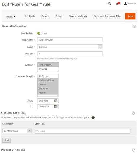 Aheadworks Product Labels Magento 2 Extension Firebear
