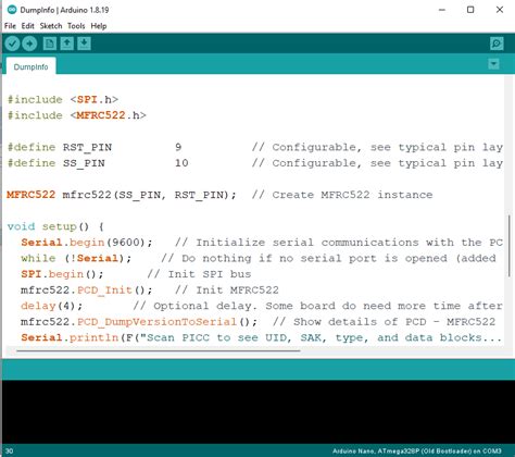 Interface Rc522 Rfid Reader With Arduino Arduino Code Electroduino