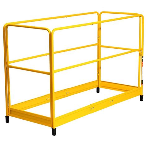 Skyshalo 6 Ft Scaffolding Safety Guardrail Rustproof Solid Carbon