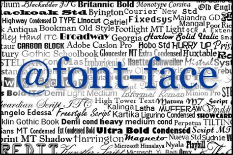 Manage Web Fonts Using Css3 Font Face Online Teaching Resources Web