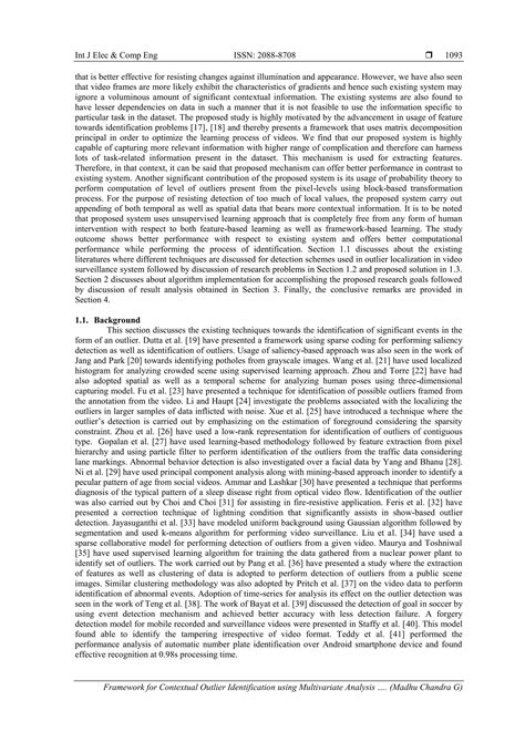 Framework For Contextual Outlier Identification Using Multivariate