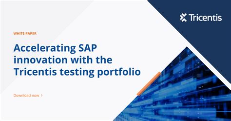 Accelerating Sap Innovation With The Tricentis Testing Portfolio