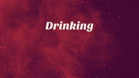 Drinking Logos Sermons