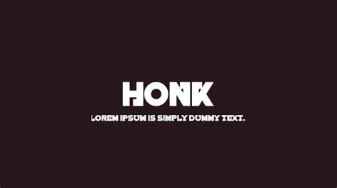 Honk Font Download Free For Desktop And Webfont