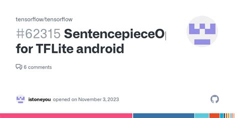 Sentencepieceop For Tflite Android · Issue 62315 · Tensorflow