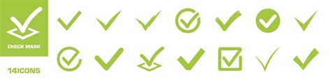 premium vector check mark icon check mark icon set