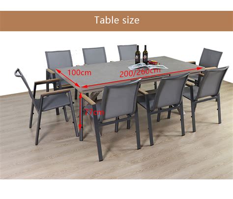 Supply Outdoor Extensible Dining Garden Set Wholesale Factory Foshan