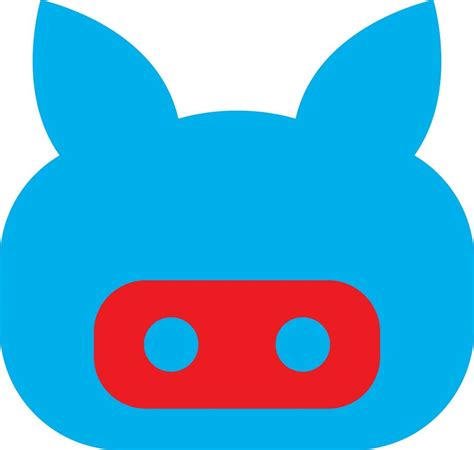 Flat Style Red And Blue Github Vector Art At Vecteezy