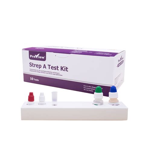 Prime Screen Preview Strep A Test Kit Throat Testing Clia Waived Prime Screen Test