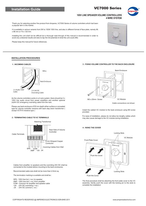 Speaker Volume Control Circuit Diagram