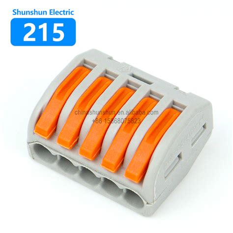 Electrical Cable Wire Connector Push In Terminal Block Universal Fast Terminal Wiring Cable