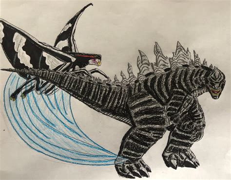 Monsterverse Godzilla Kills Male Muto By Bozzerkazooers On Deviantart