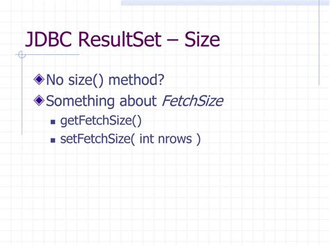 cs320 web and internet programming database access with jdbc ppt download