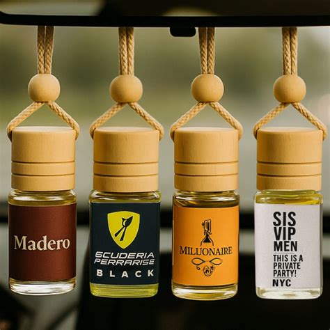 Kit 4un Cheirinho Automotivo Aromas De Luxo Personalizado 10ml