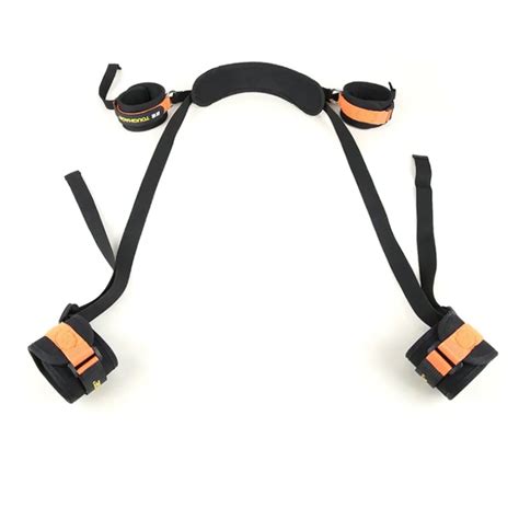 Toughage Sexual Intercourse Positions Bed Restraints Handcuffs Open Legs Sex Belt Bondage Set